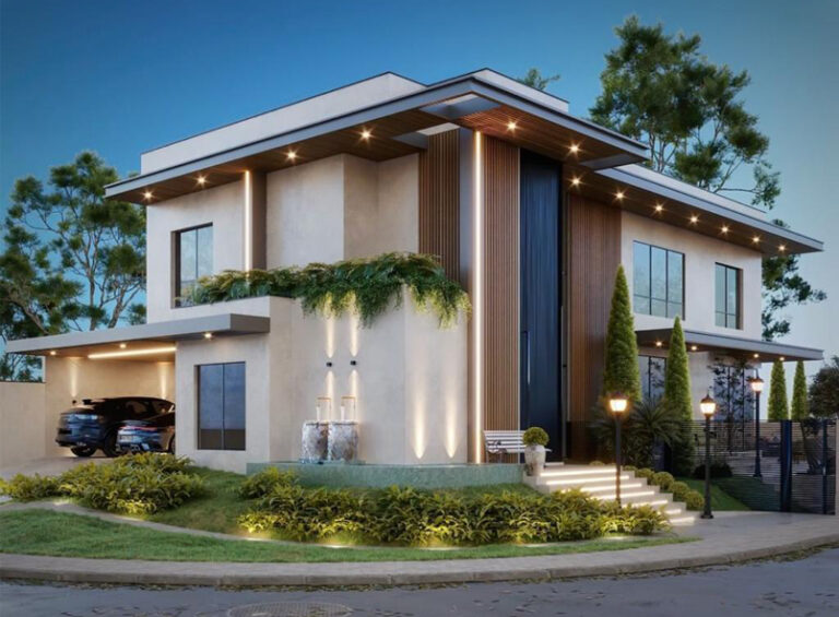 Architectural Home facade lighting for bungalow lighting